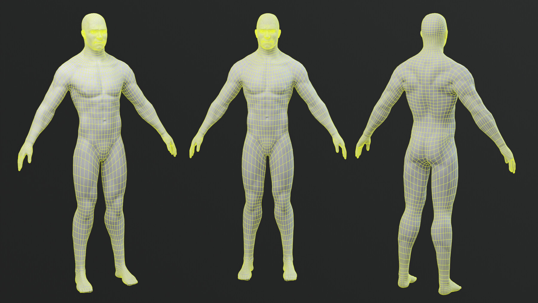 ArtStation - Male Character Base Mesh | Game Assets