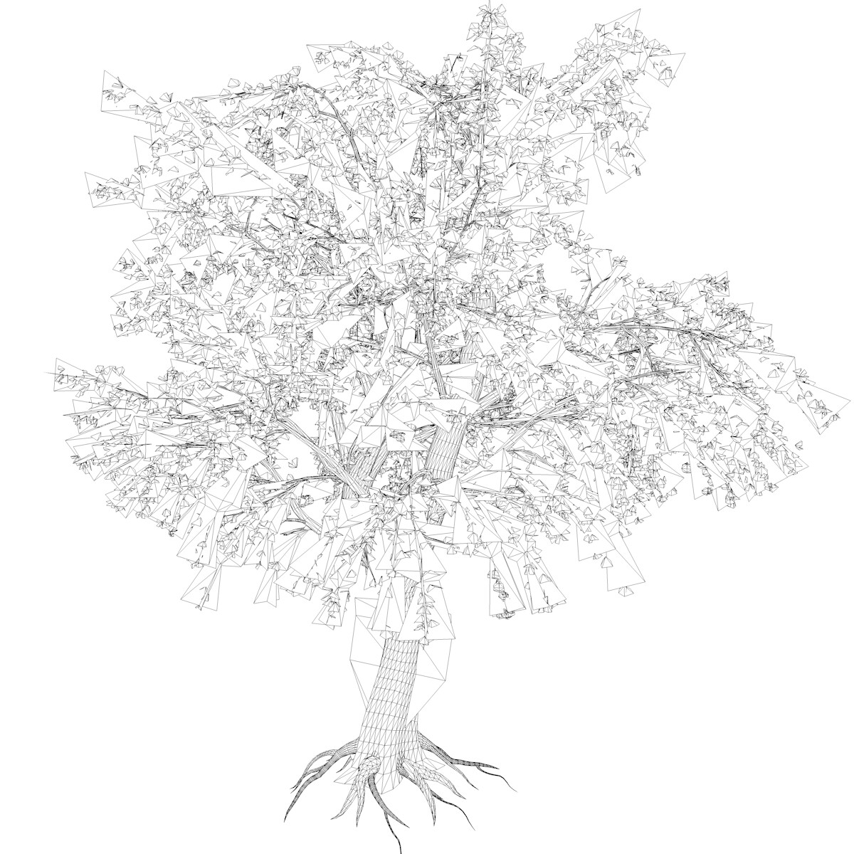 ArtStation - Katsura Tree #01 - High Poly Tree (3D Model) | Game Assets