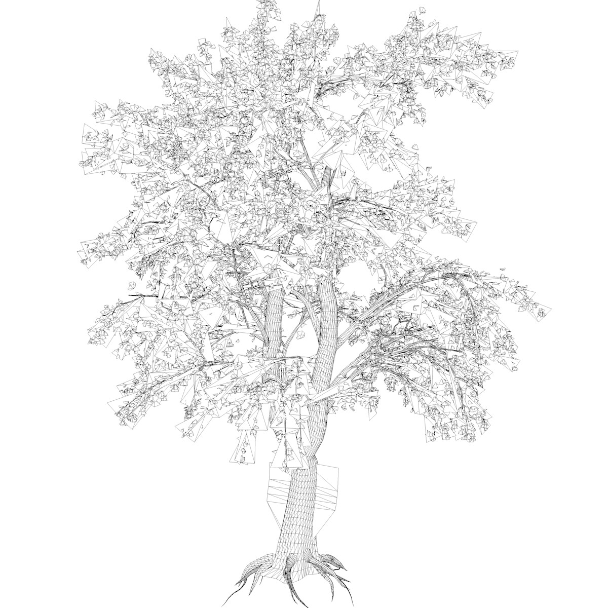 ArtStation - Katsura Tree #02 - High Poly Tree (3D Model) | Game Assets