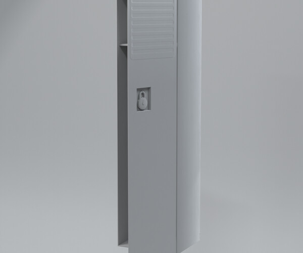ArtStation - Low Poly Lockers | Game Assets