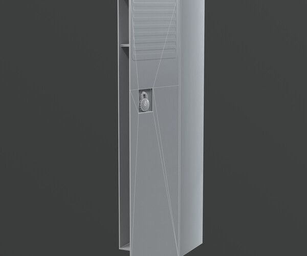 ArtStation - Low Poly Lockers | Game Assets