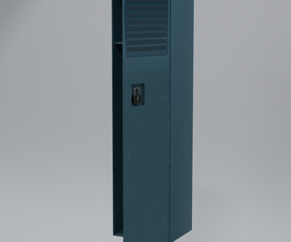 ArtStation - Low Poly Lockers | Game Assets
