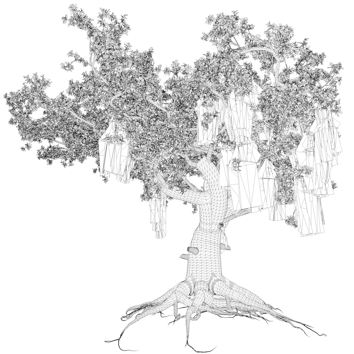 ArtStation - Live Oak Tree #08 - High Poly Tree (3D Model) | Game Assets