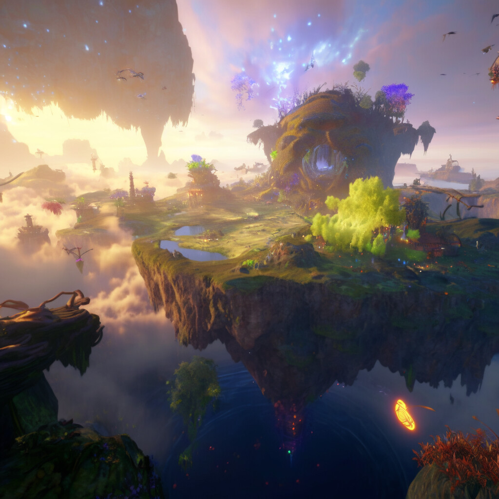 ArtStation - Lost in a Dreamworld Landscape | Artworks