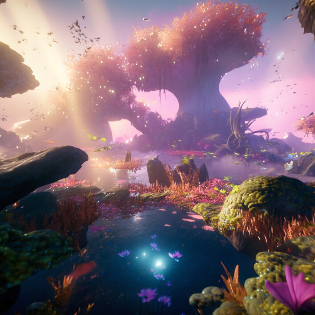 ArtStation - Lost in a Dreamworld Landscape | Artworks