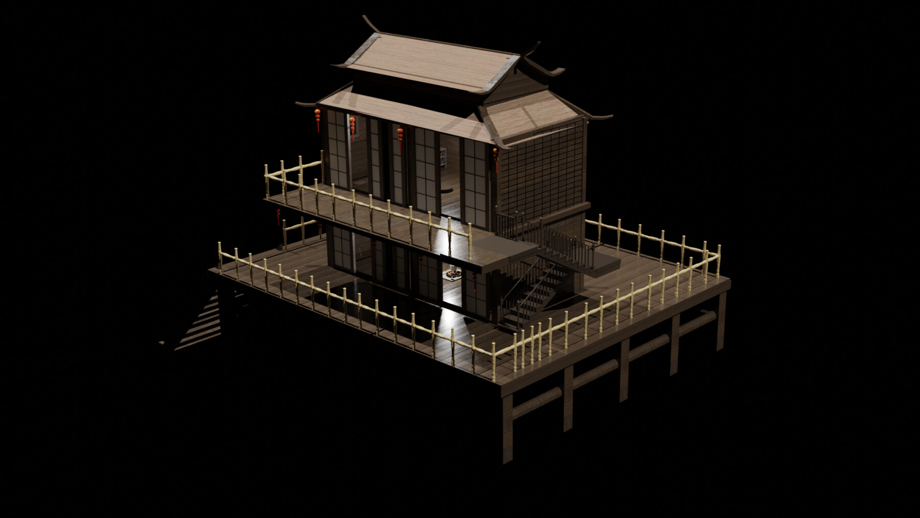 ArtStation - Chinese House 3 | Resources