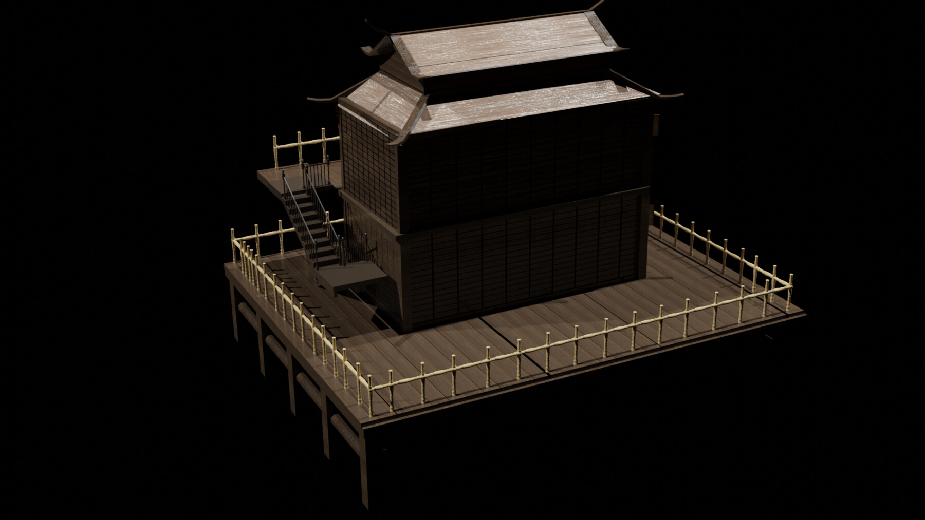 ArtStation - Chinese House 3 | Resources