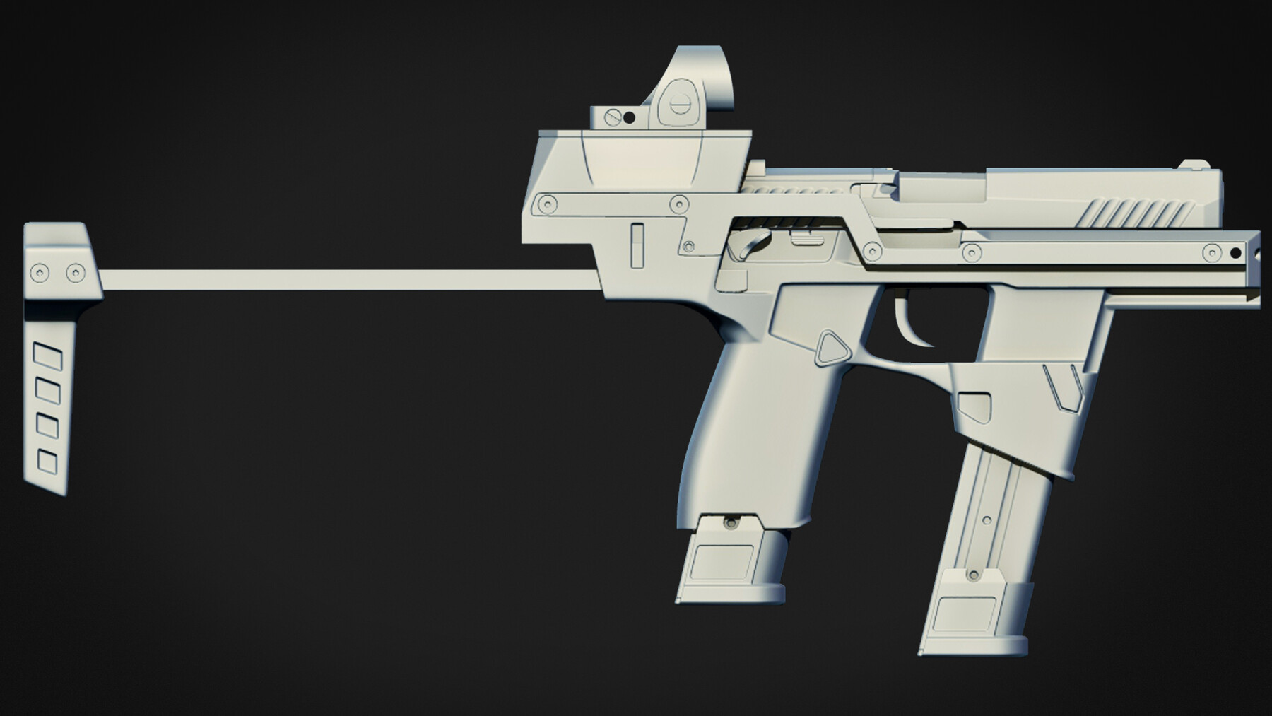 ArtStation - Flux Defense MP17 System: Sig Sauer M17 & P320 high_poly ...