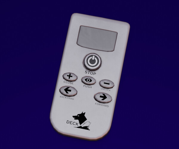 ArtStation - Remote control 3d Model | Game Assets