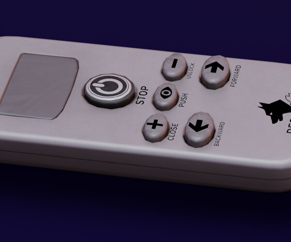 ArtStation - Remote control 3d Model | Game Assets