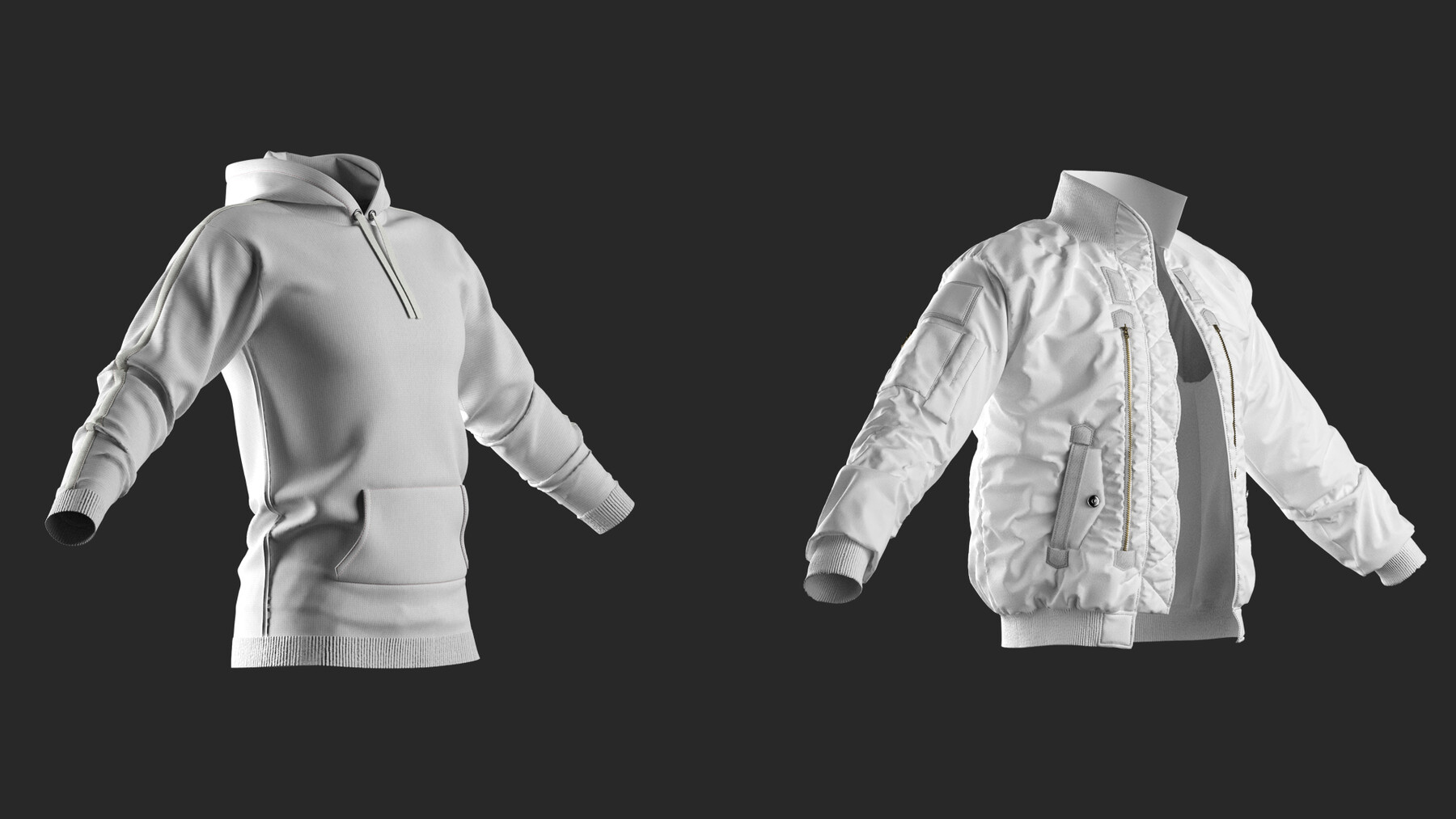 ArtStation - 3 in 1Basic Clothes Bundle ( 54 pieces ) - Marvelous / CLO ...