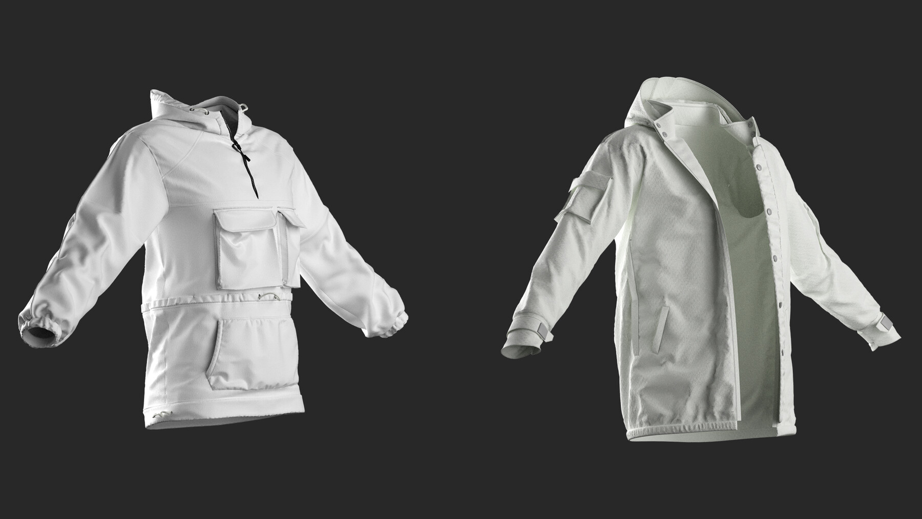 ArtStation - 3 in 1Basic Clothes Bundle ( 54 pieces ) - Marvelous / CLO ...