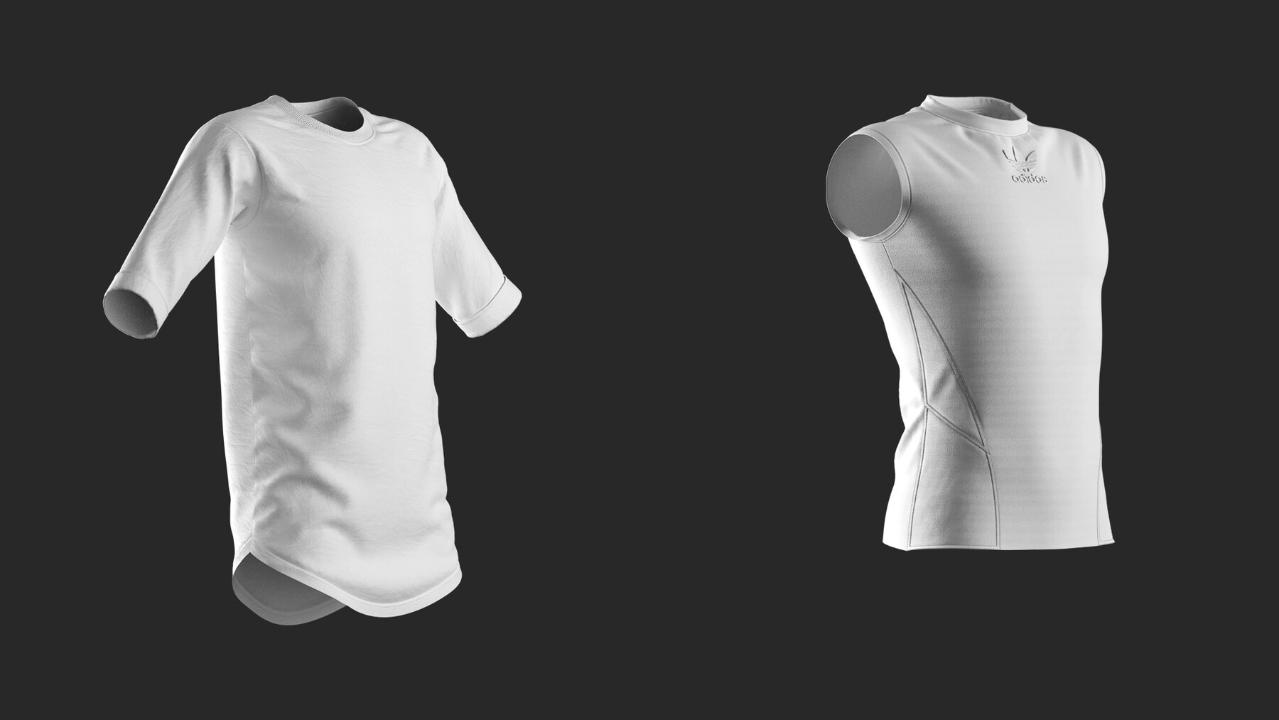 ArtStation - 3 in 1Basic Clothes Bundle ( 54 pieces ) - Marvelous / CLO ...