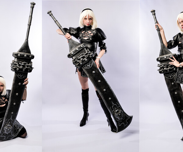 ArtStation - Nier automata 2B cosplay photo references | Resources