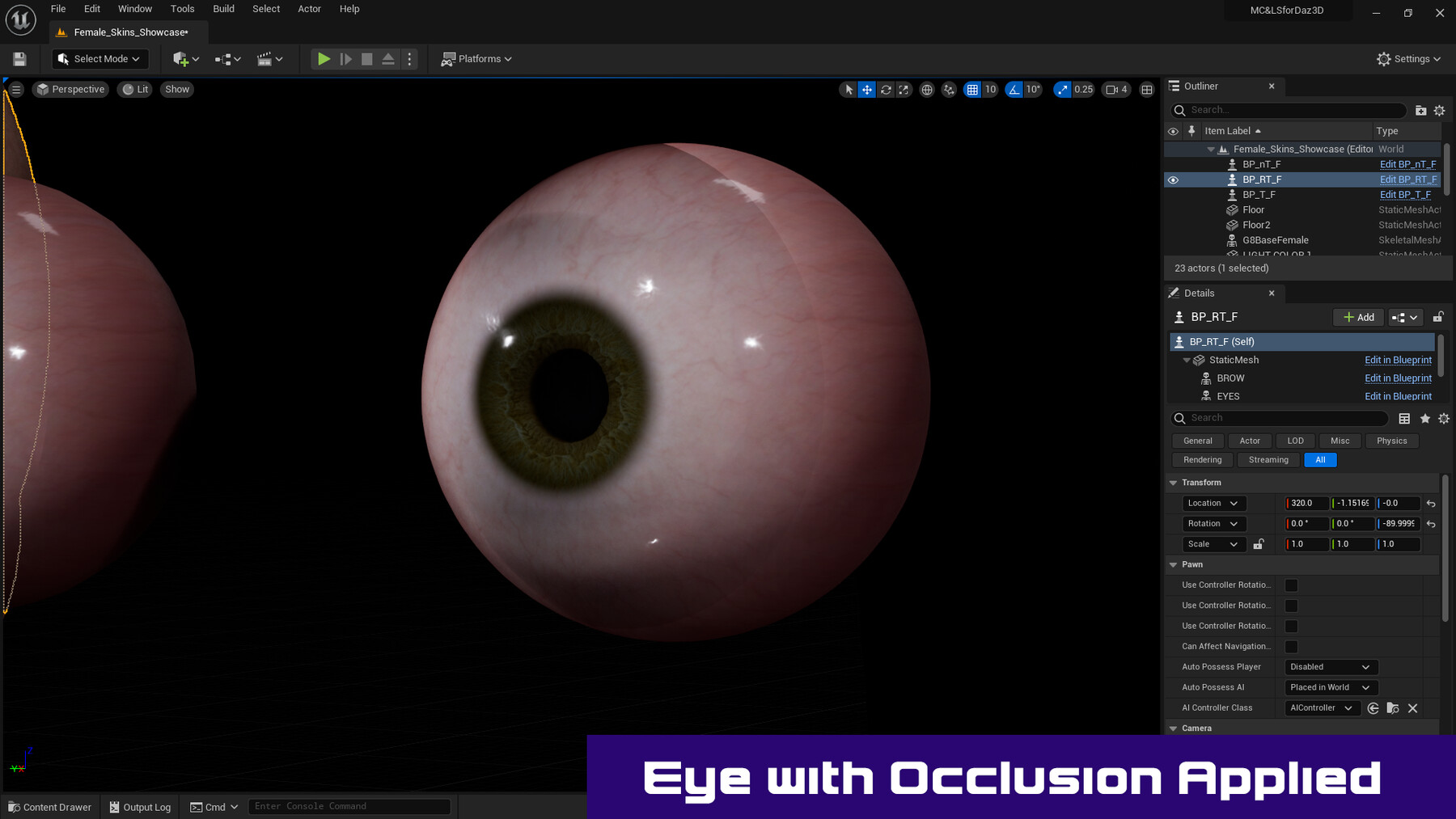 ArtStation - Digi.Human+ Eye Meshes for Daz3D Imports into Unreal ...