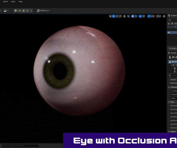 ArtStation - Digi.Human+ Eye Meshes for Daz3D Imports into Unreal Engine 5 | Game Assets