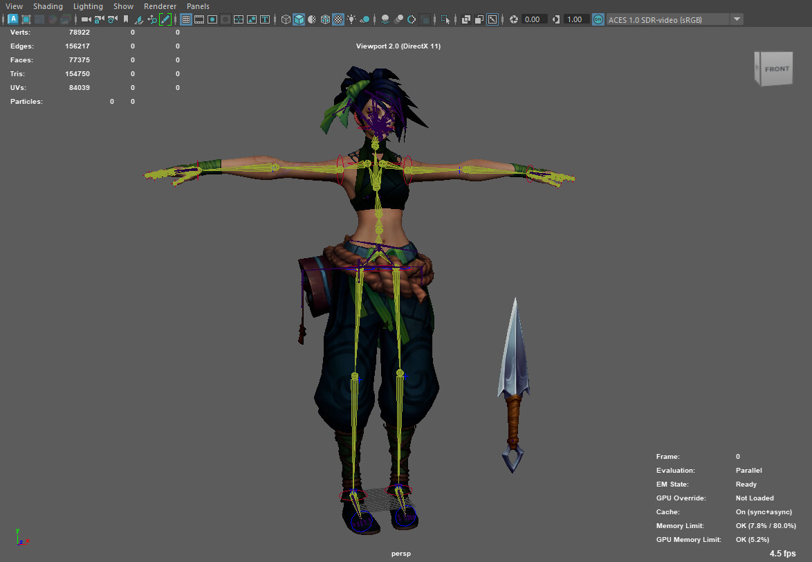 ArtStation - League of Legends - Akali RIGGED | Resources