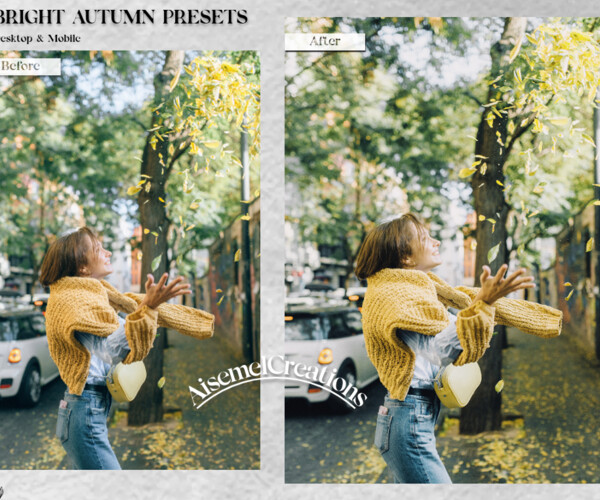 ArtStation - 10 Bright Autumn Lightroom Mobile & Desktop Preset Fall ...