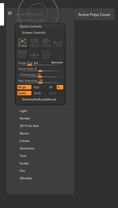 ArtStation - Full Screen ZBrush User Interface configuration | Resources
