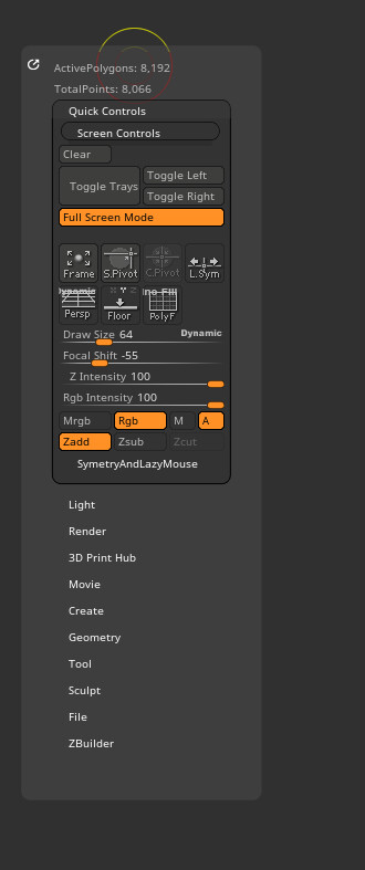 ArtStation - Full Screen ZBrush User Interface configuration | Resources