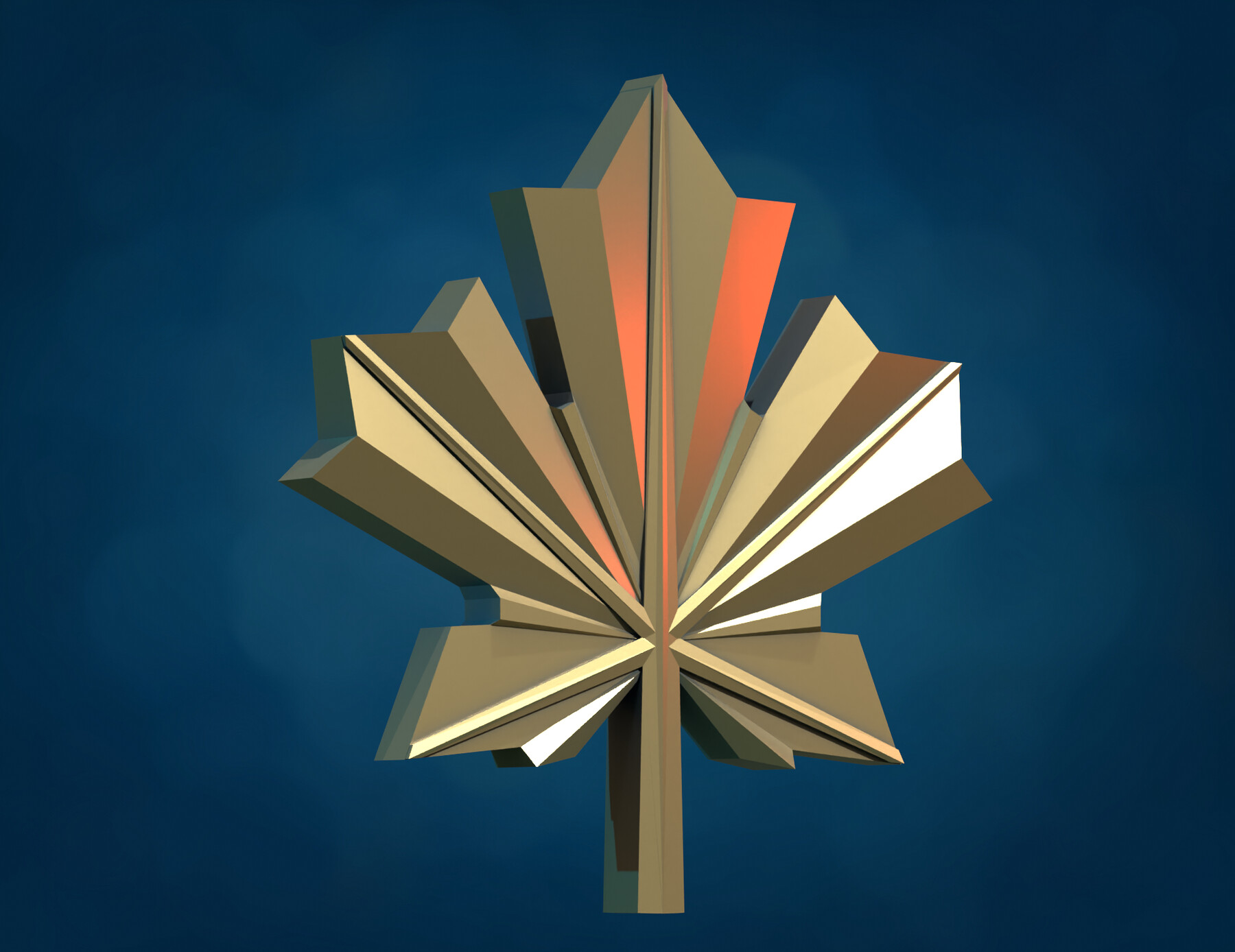 ArtStation - Maple leaf Pendant | Resources