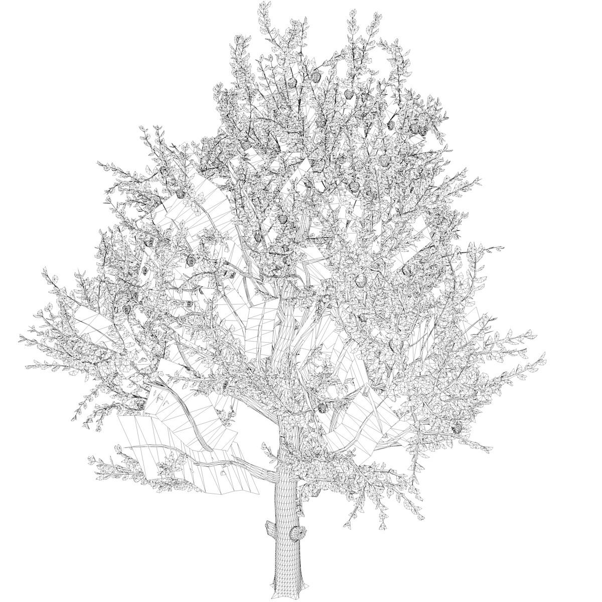 ArtStation - Red Delicious Apple Tree #01 - High Poly Tree (3D Model ...