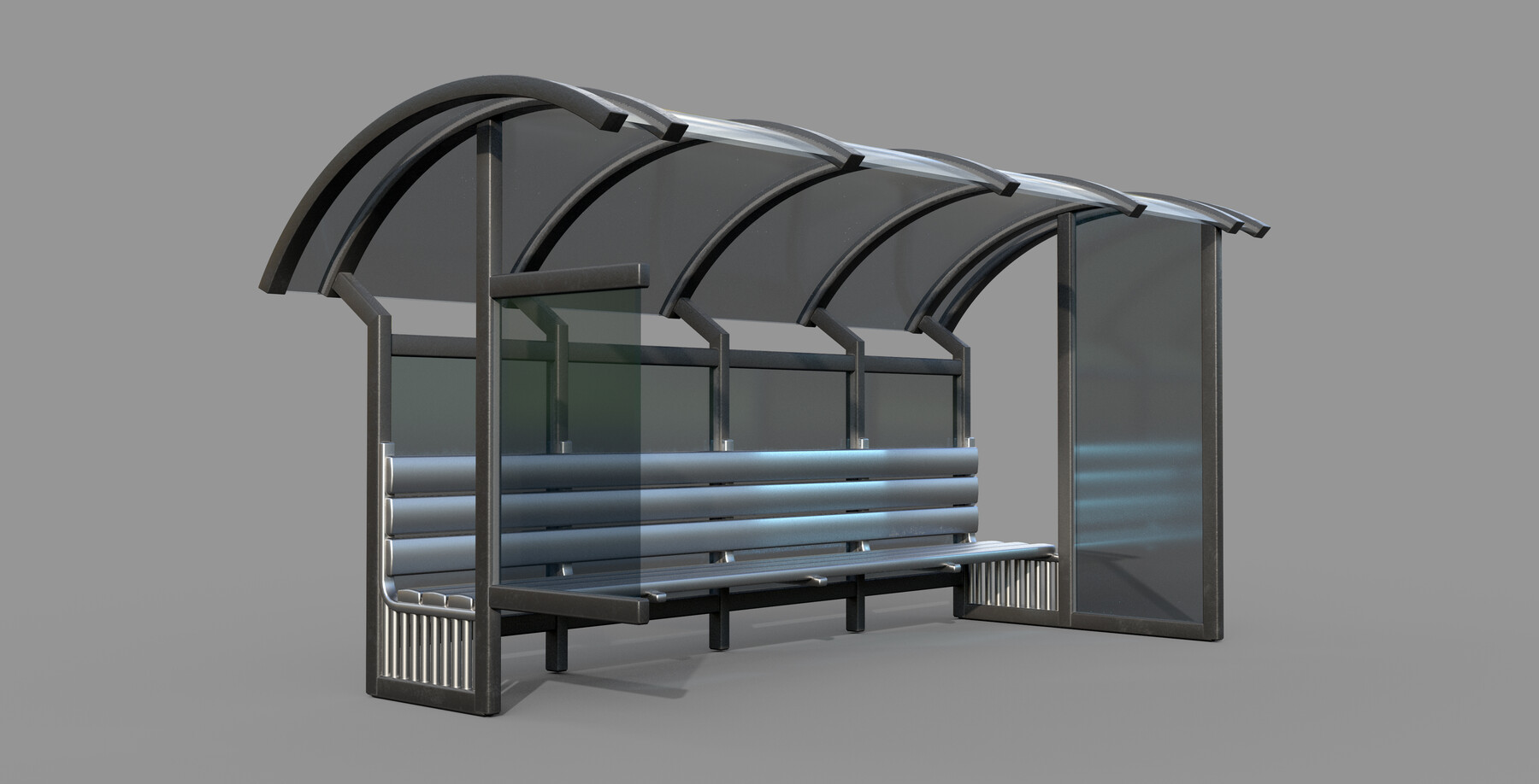 ArtStation - 13 Bus Stop Base Mesh with UVs and Textures Vol 2 | Game ...