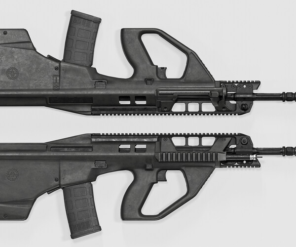 ArtStation - EF88 AUSTEYR RIFLE | Game Assets