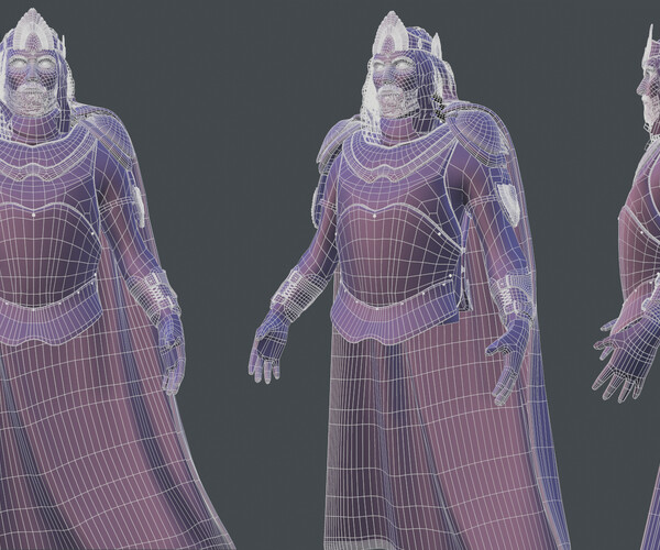 ArtStation - Aragorn character 3d model | Game Assets