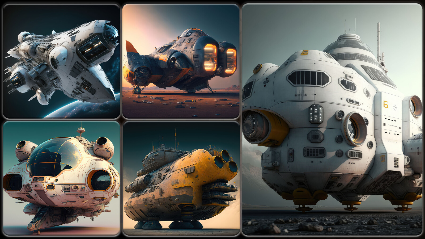 ArtStation - 210 Spaceship Reference Pack | 4K | v.1 | Artworks