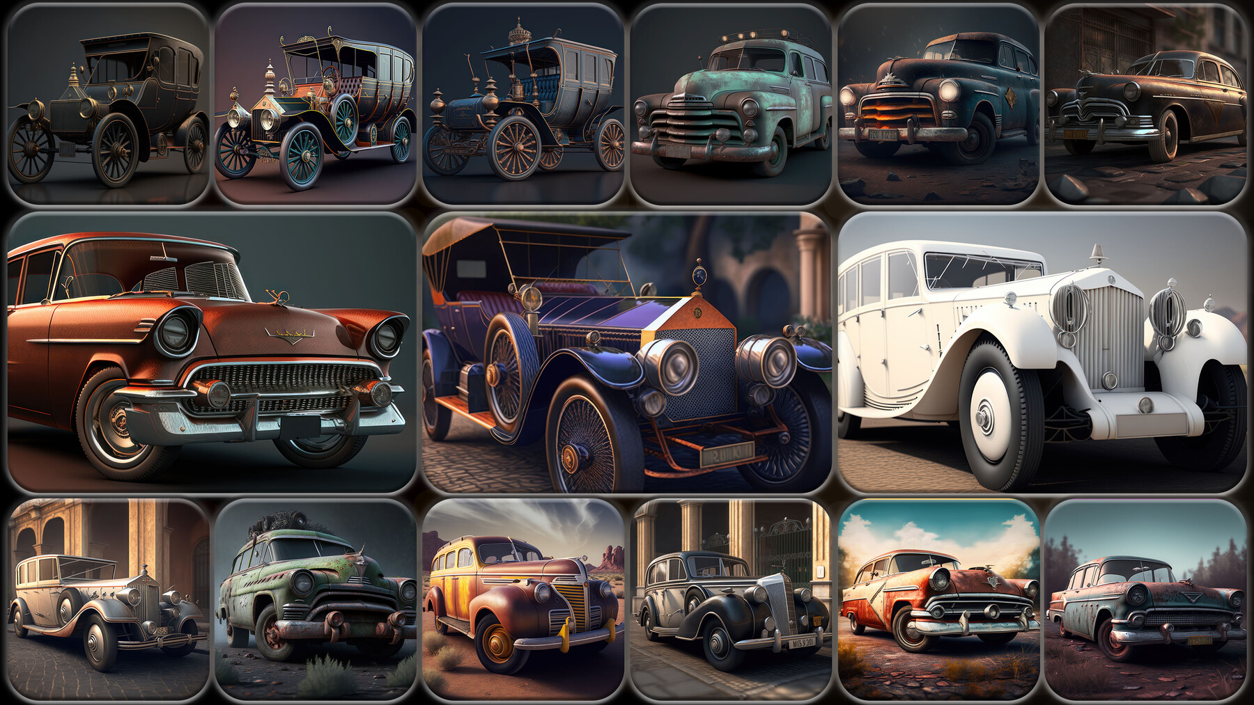ArtStation - 200 Old Vehicle Reference Pack | 4K | v.1 | Artworks