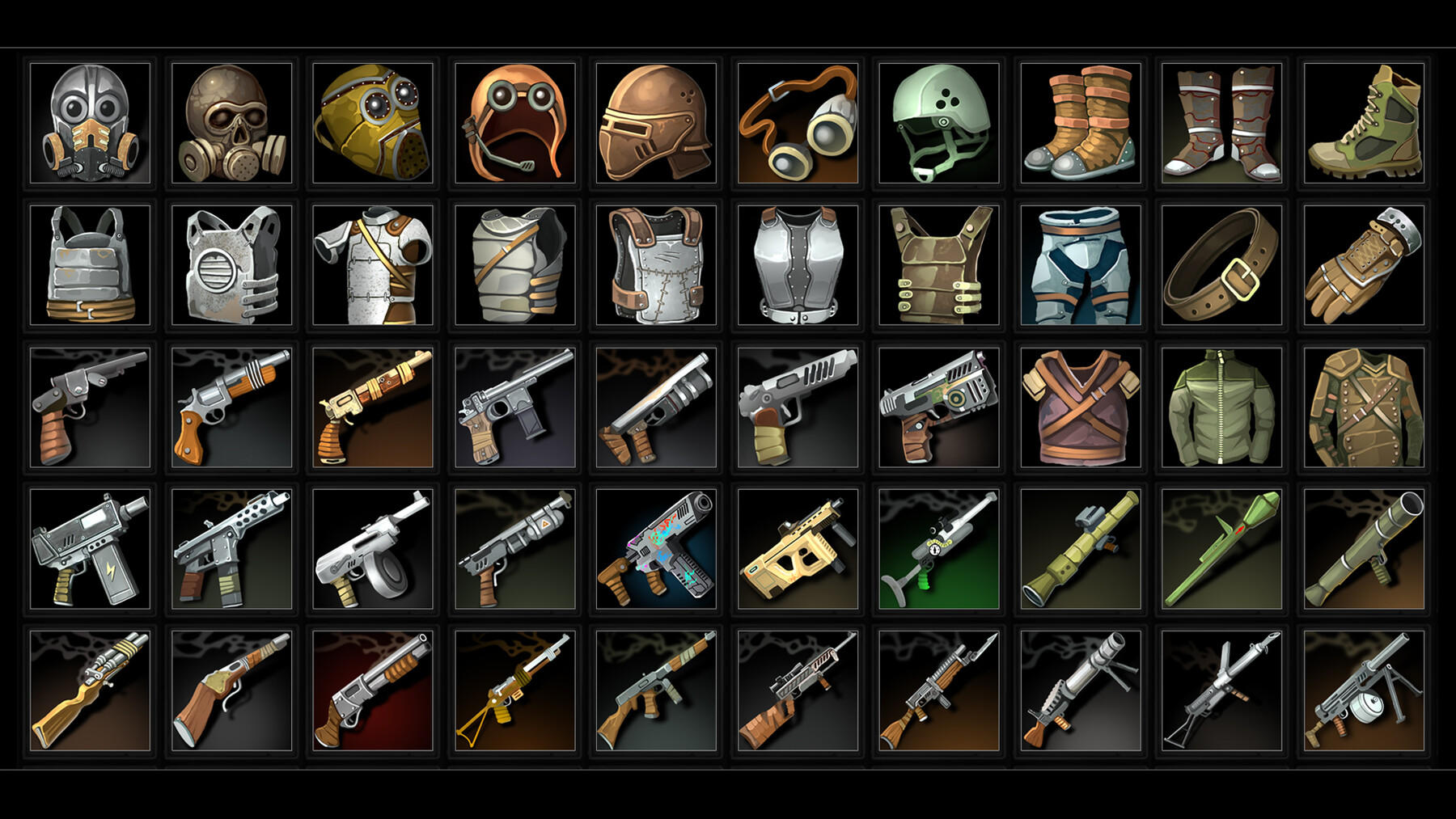 ArtStation - Post Apocalypse Survival Icons 06 | Game Assets