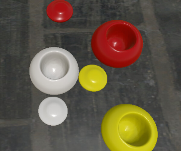 ArtStation - Ceramics in different colors, in Unity or Blender format ...