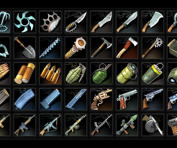 ArtStation - Survival Icons Megapack | Game Assets
