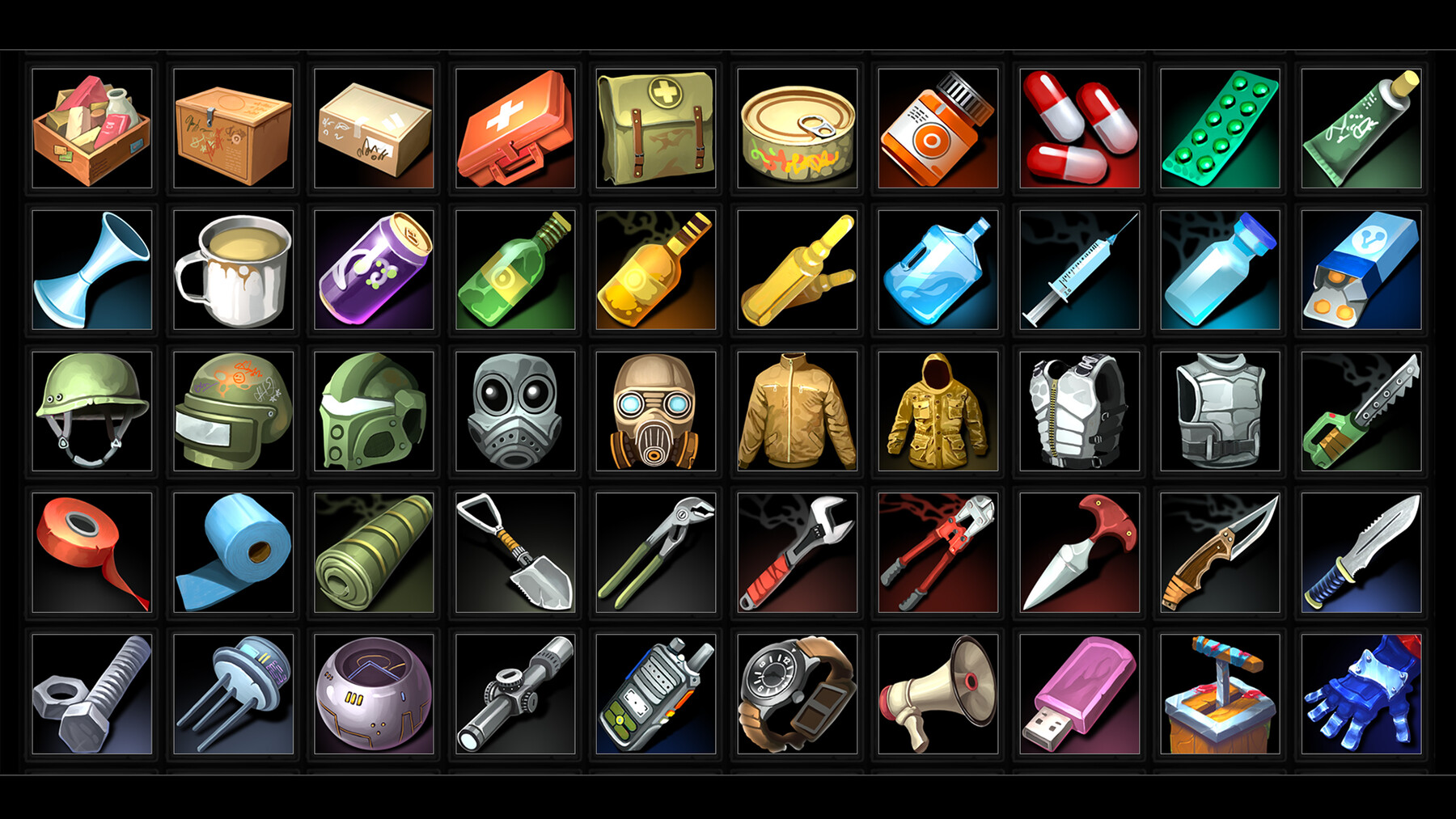 ArtStation - Survival Icons Megapack | Game Assets