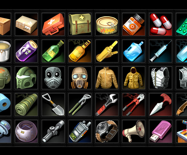 ArtStation - Survival Icons Megapack | Game Assets