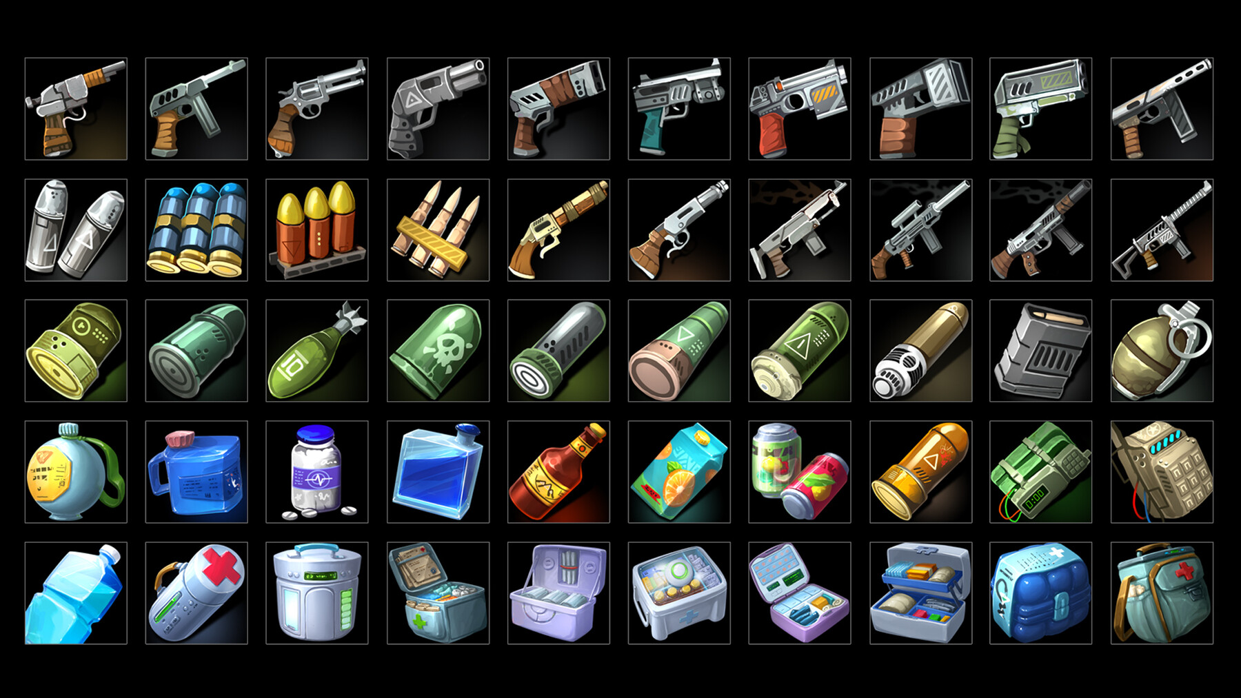 ArtStation - Survival Icons Megapack | Game Assets
