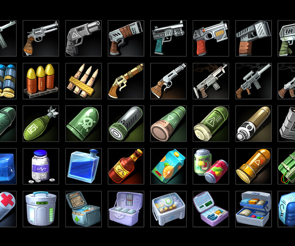 ArtStation - Survival Icons Megapack | Game Assets