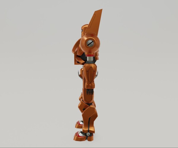 ArtStation - Mecha Giant Robot Anime - Robo Gigante Low-poly 3D model ...