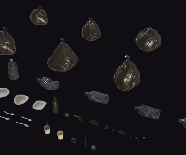 ArtStation - Trash pack | Game Assets