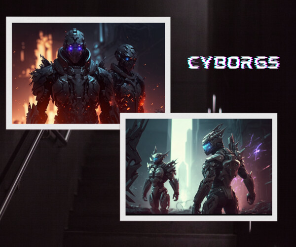 ArtStation - 50 Epic Scenes of Futuristic Cyborgs Pack: A Gallery of Power and Progression | Vol ...