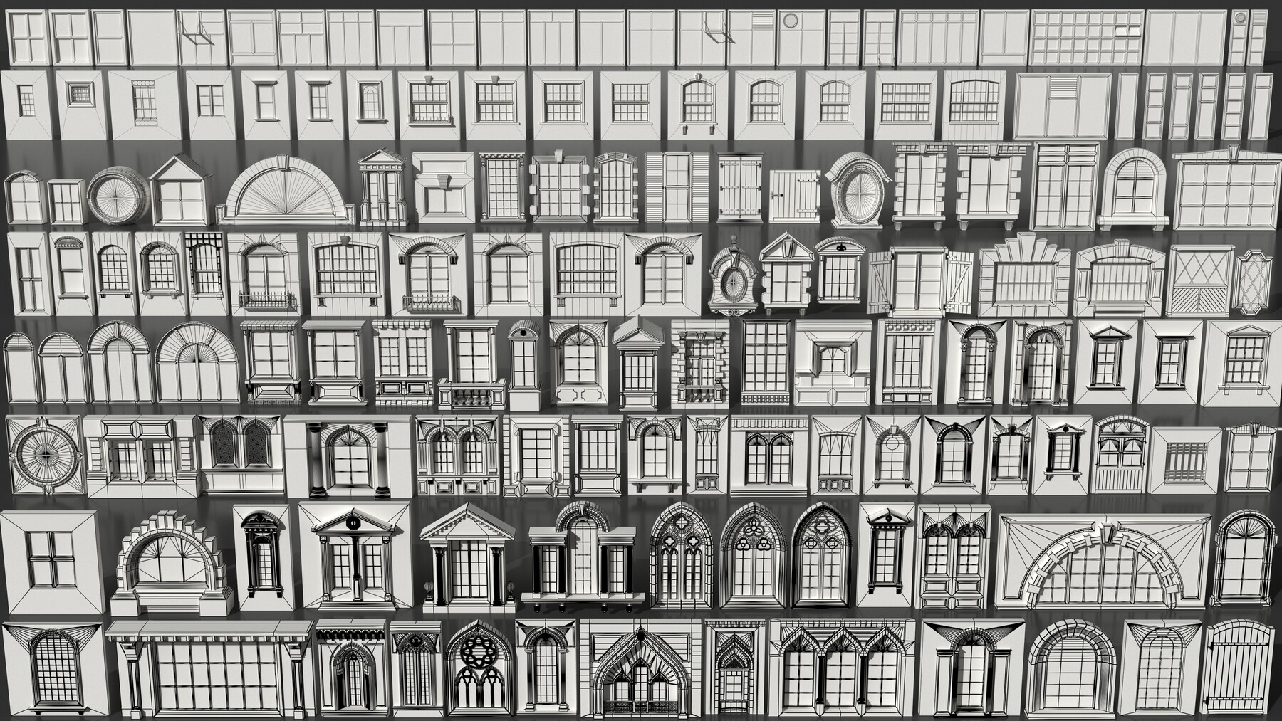 ArtStation - Windows Collection - 150 pieces | Resources