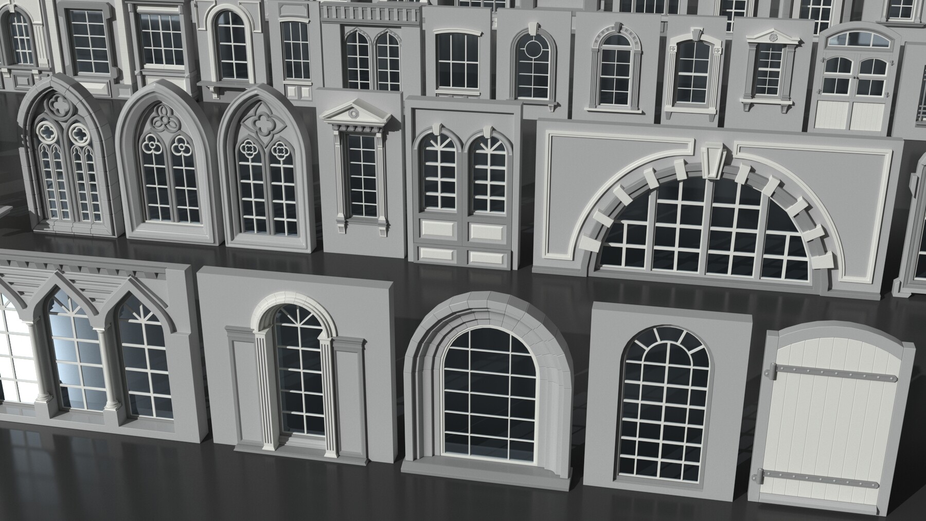 ArtStation - Windows Collection - 150 pieces | Resources