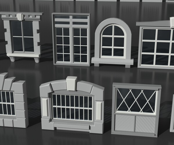 ArtStation - Windows Collection - 150 pieces | Resources