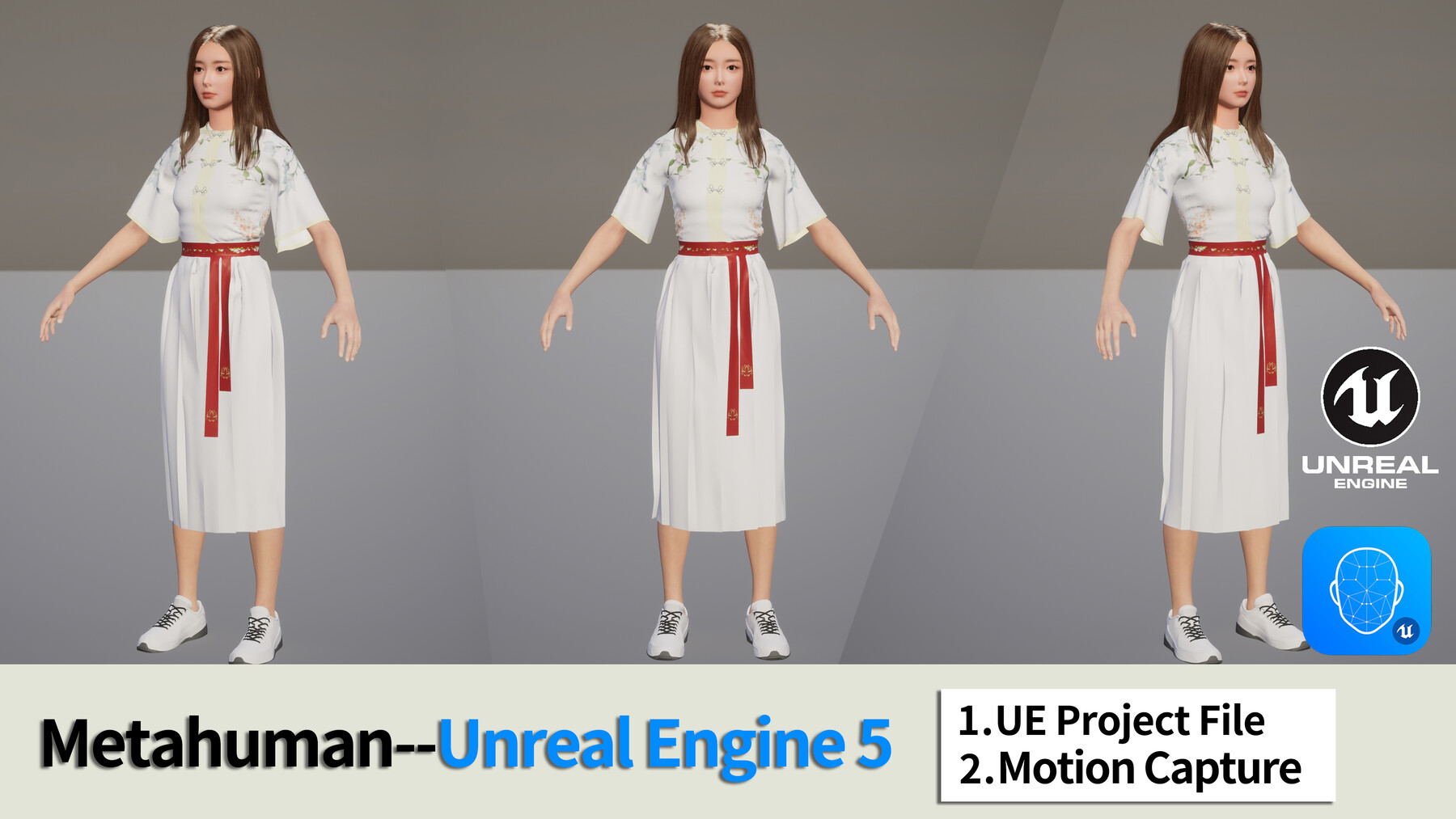 ArtStation - Vootw- Asian ancient style long hair girl--Metahuman/Unreal engine 5 | Game Assets