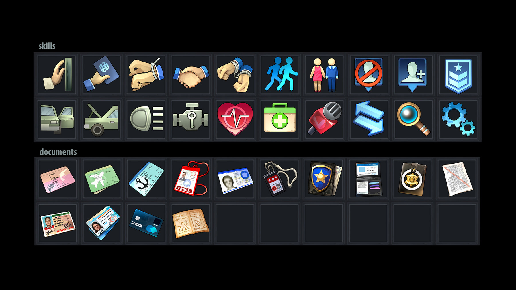 ArtStation - Zombie Survival Icons | Game Assets