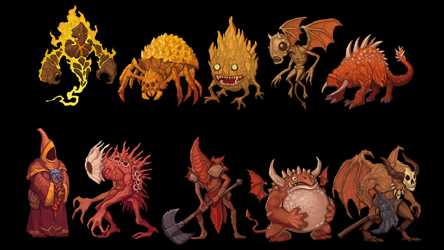 ArtStation - Characters Cards pack 01 | Game Assets