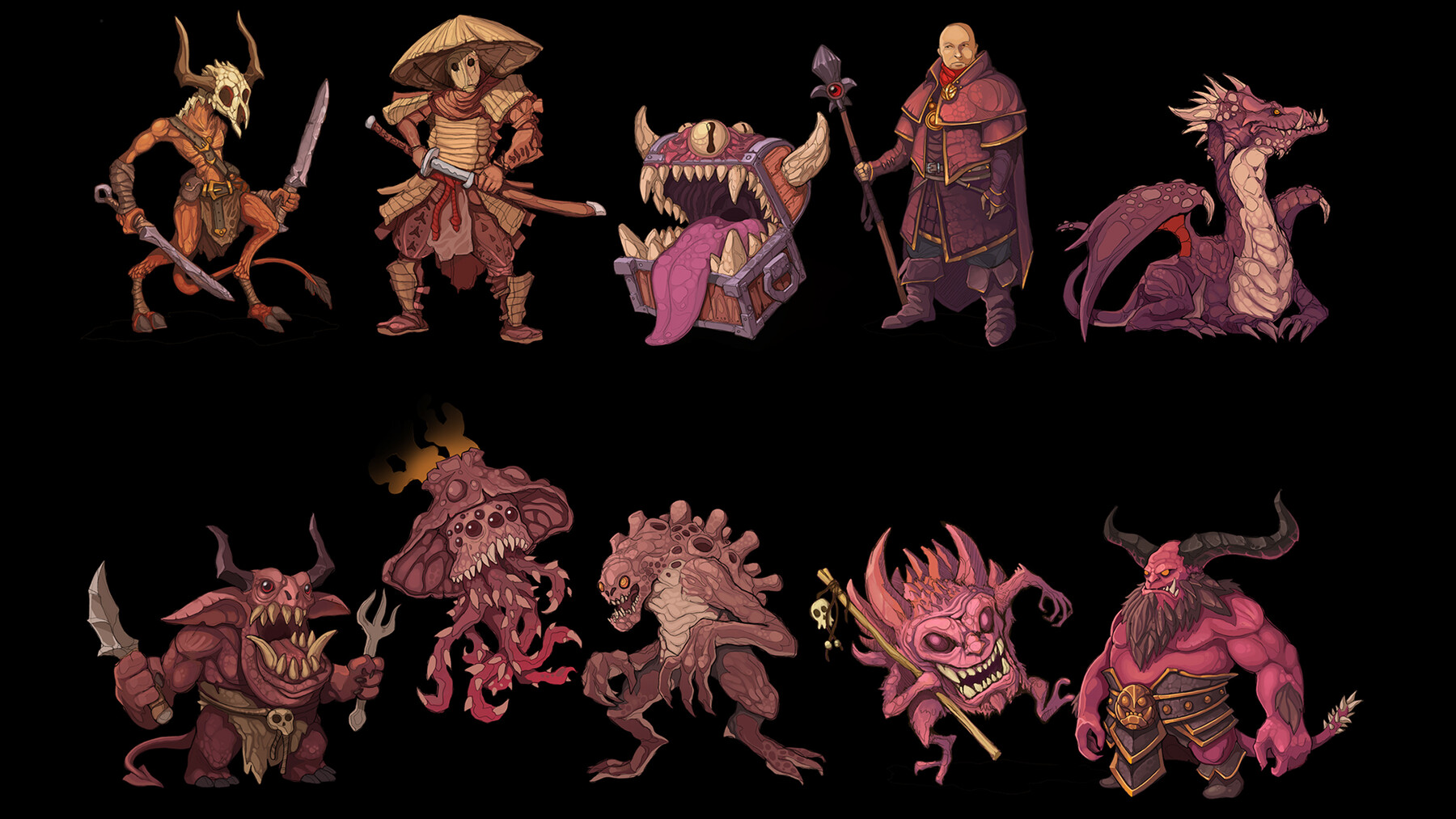 ArtStation - Characters Cards pack 01 | Game Assets