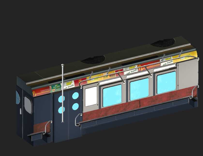 ArtStation - NYC Subway Interior | Game Assets