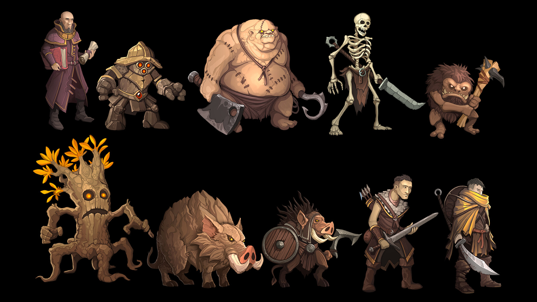 ArtStation - Characters Cards pack 03 | Game Assets